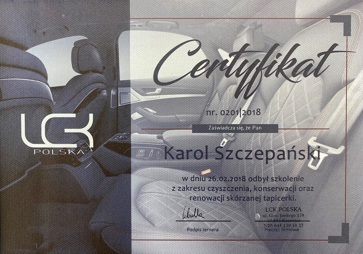 Renowacja kierownicy skórzanej - Karol Szczepański